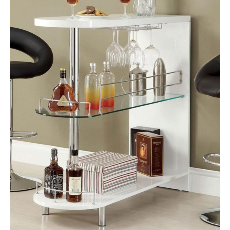 Orren ellis bar cabinet store